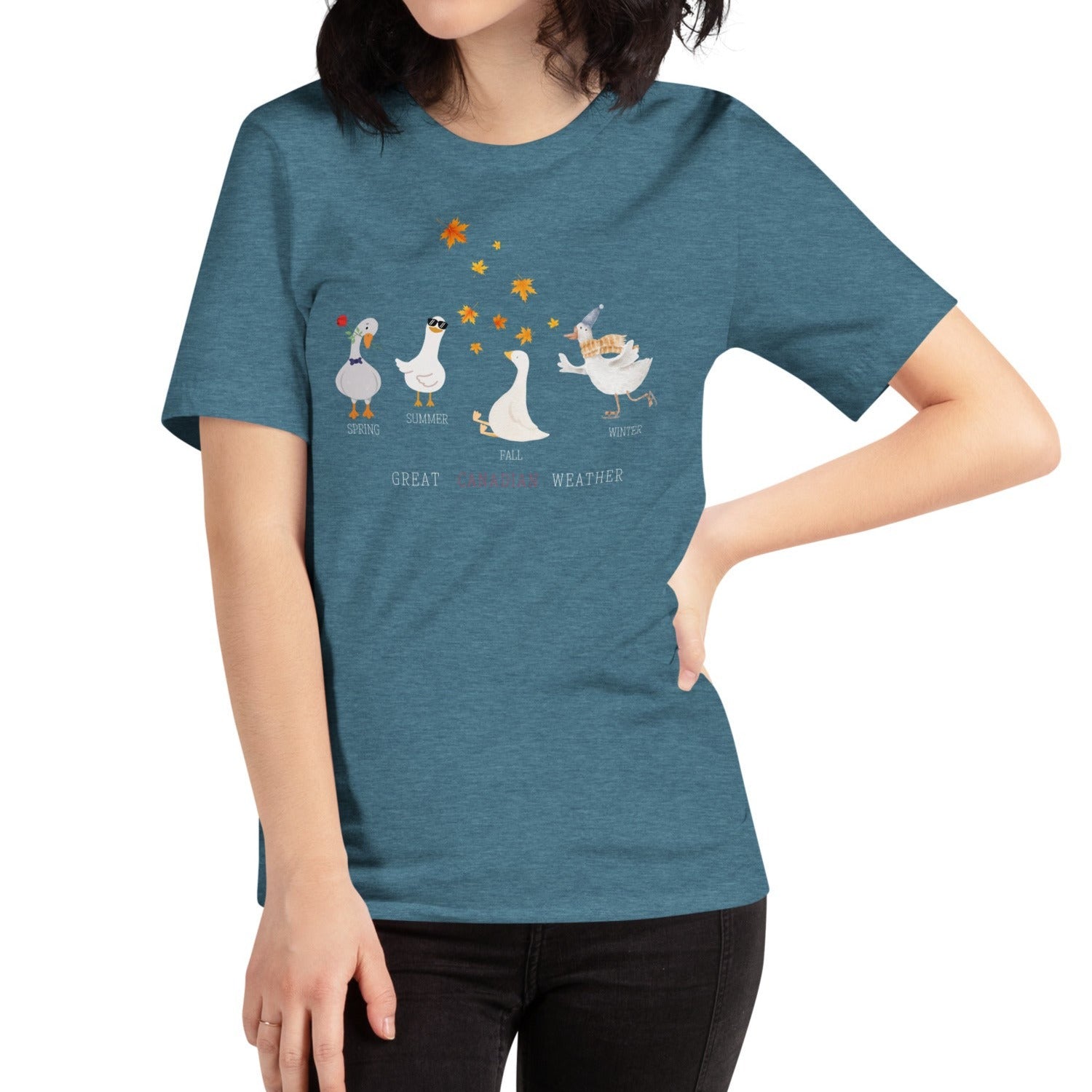 GREAT CANADIAN WEATHER CREW NECK TSHIRT FOR WOMEN – UrbanityChek